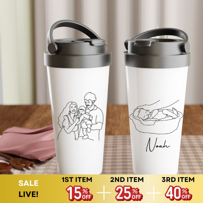 Custom Travel Mug – Tangible Mark